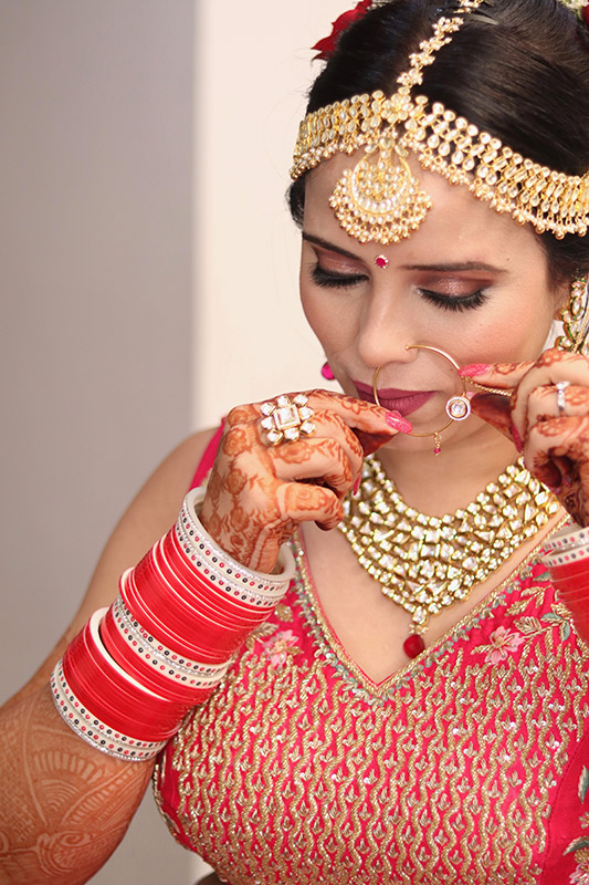 Best Bridal makeup in Chandigarh By Tanvi KG Makeovers